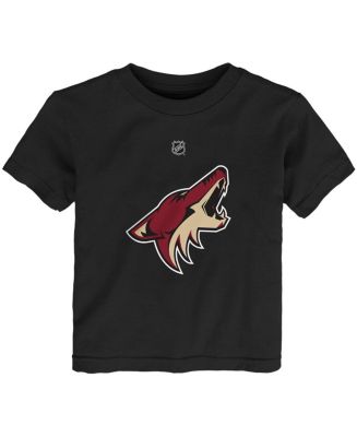 Toddler Boys Black Arizona Coyotes Primary Logo T-shirt - Macy's