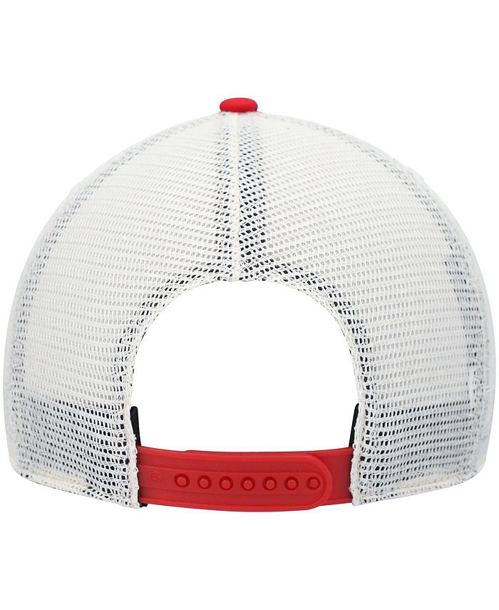 '47 Brand Men's '47 Red, White Kansas City Chiefs Morgantown Trucker ...