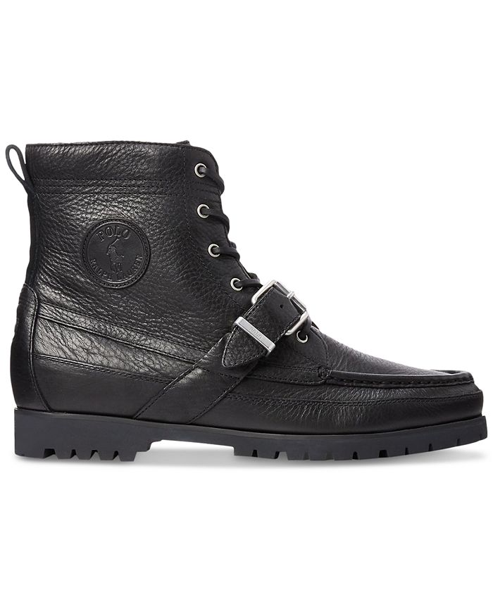 Polo Ralph Lauren Men's Ranger Tumbled Leather Boot - Macy's