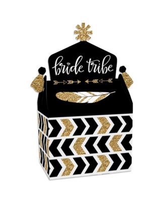 Big Dot of Happiness Bride Tribe - Treat Box Party Favors - Bridal ...