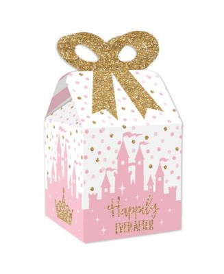 Big Dot of Happiness Little Princess Crown - Square Favor Gift Boxes ...