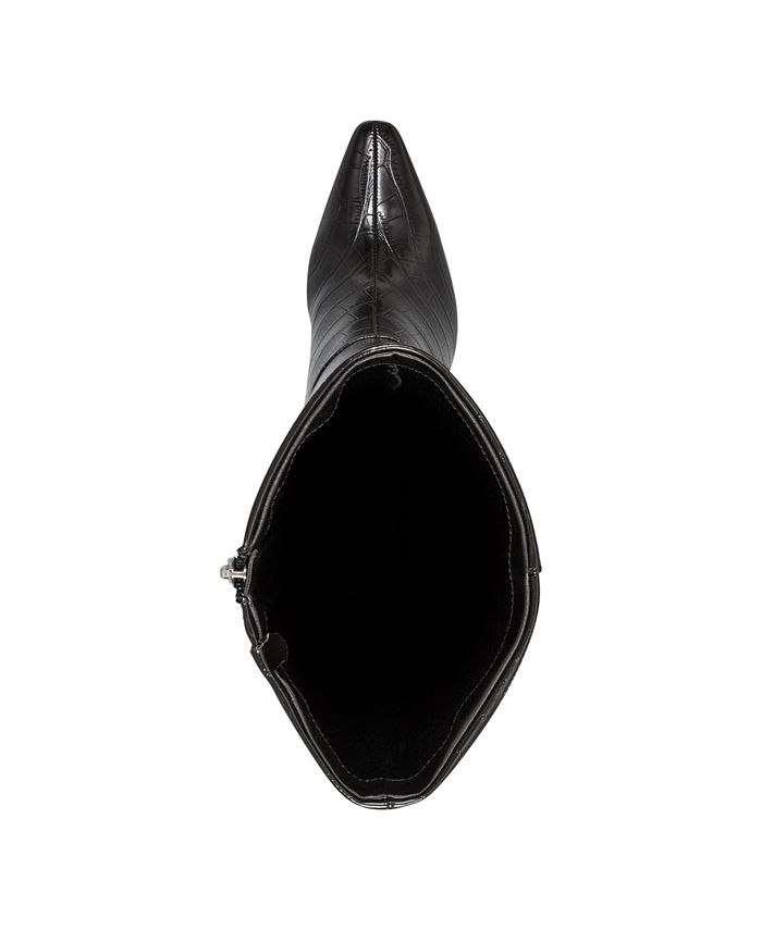 Marc Fisher Women's Vedanty Tapered Stiletto Heel Dress Boots - Macy's