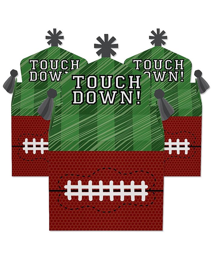 Big Dot of Happiness End Zone - Football - Treat Box Party Favors ...