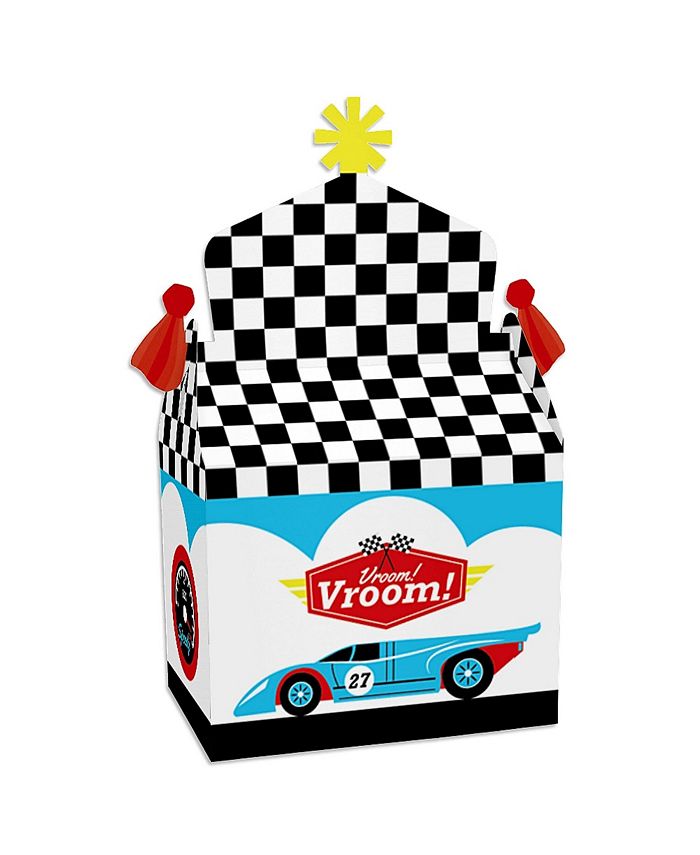 Big Dot of Happiness Let's Go Racing - Racecar - Treat Box Party Favors ...