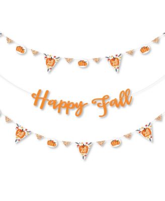 Big Dot of Happiness Fall Pumpkin - Halloween or Thanksgiving Party ...