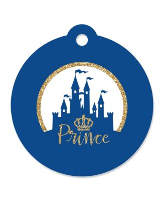 Royal Prince Charming - Baby Shower or Birthday Party Favor Gift Tags ...