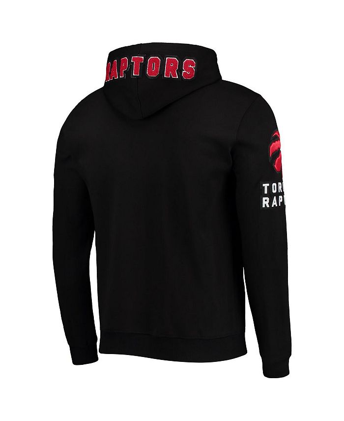 Pro Standard Men's Black Toronto Raptors Chenille Team Pullover Hoodie ...