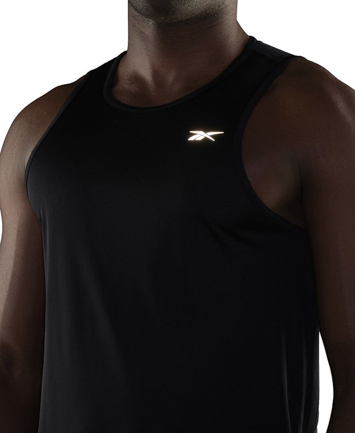 Reebok Men's Running Speedwick Reflective Tank Top - Macy's