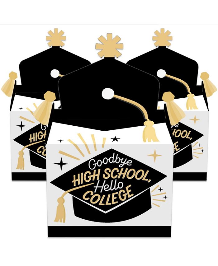 Big Dot of Happiness Goodbye High School, Hello College - Graduation ...