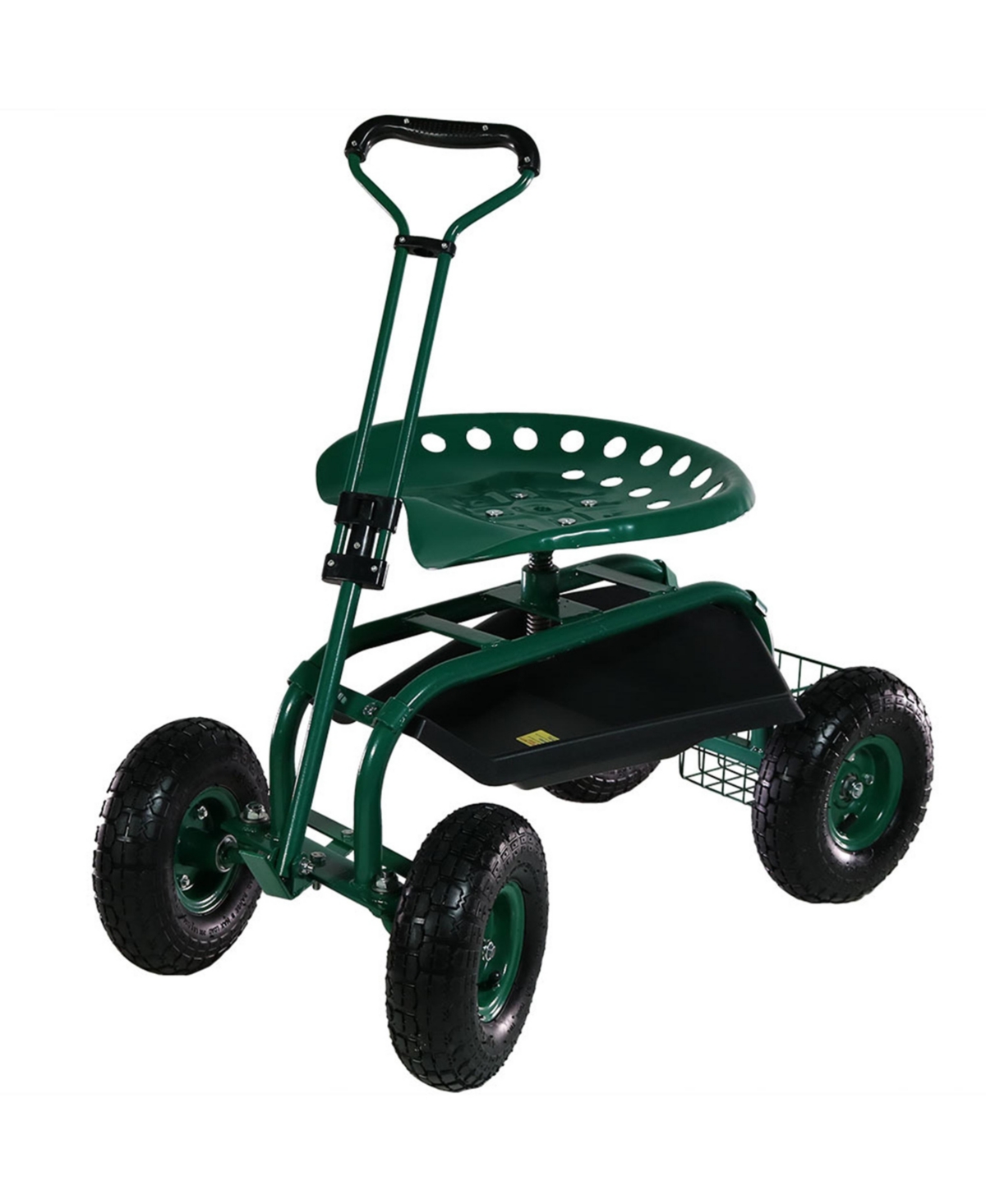 Click here for Garden Cart Rolling Scooter with Extendable Steeri... prices