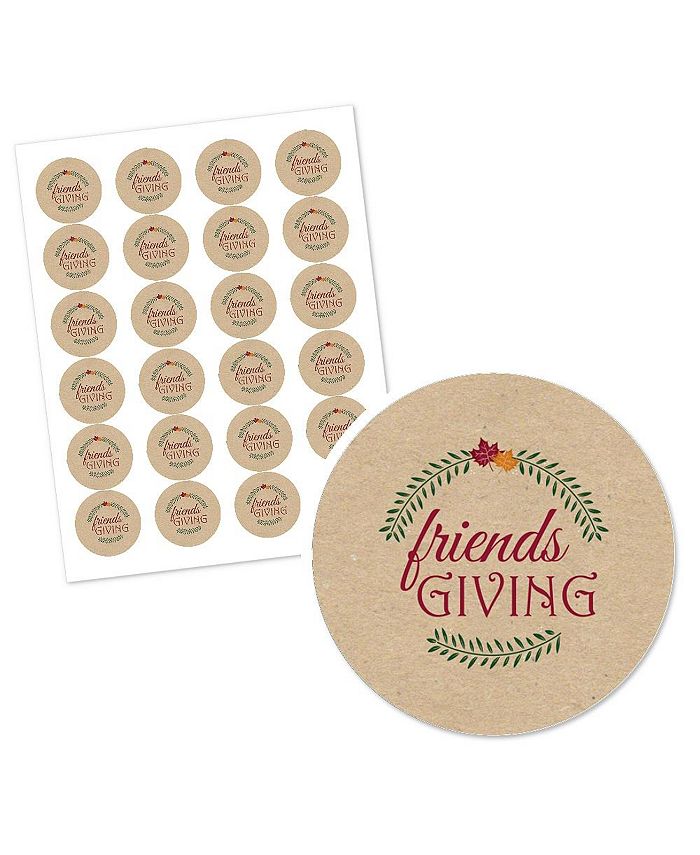 Big Dot of Happiness Friends Thanksgiving Feast - Friendsgiving Party ...