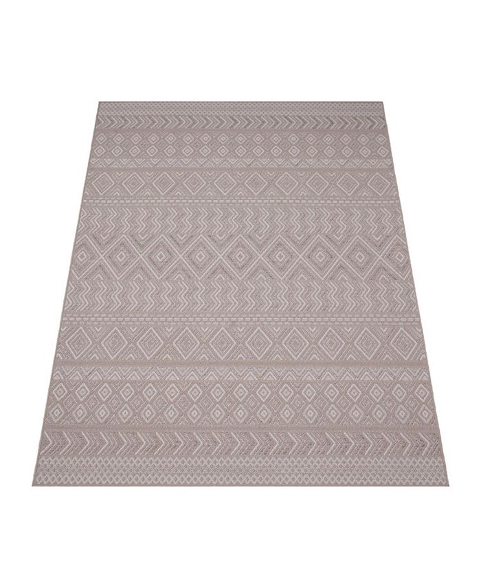 Paco Vermont In- Outdoor Rug With Boho Pattern - 79'' X 110'' - Macy's