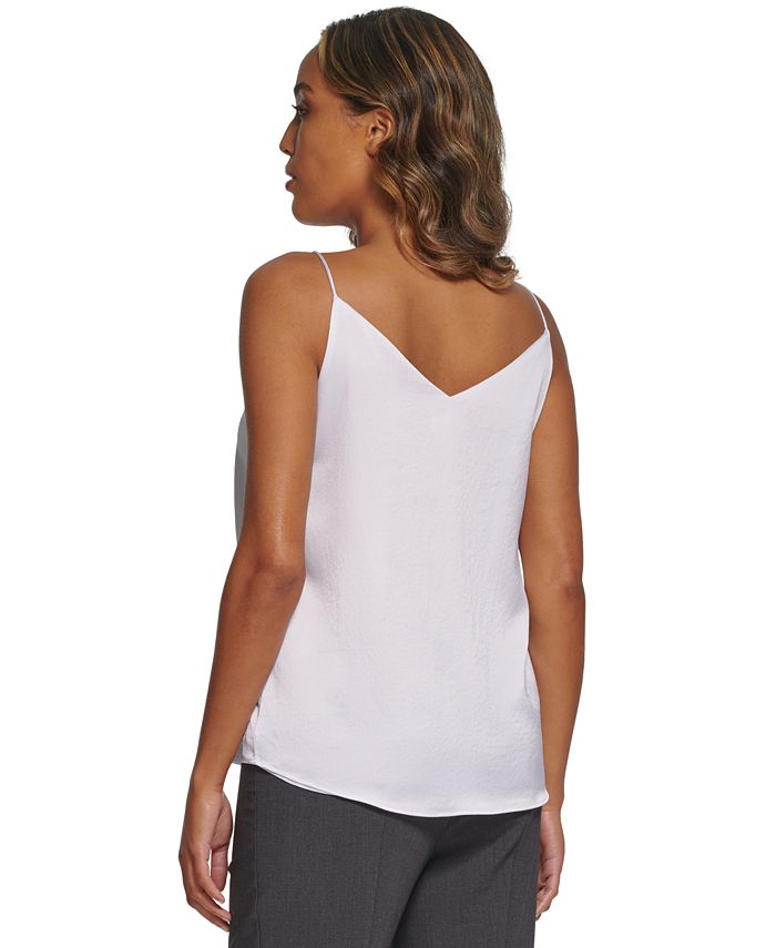 Calvin Klein V-Neck Camisole, Regular and Petite Sizes - Macy's