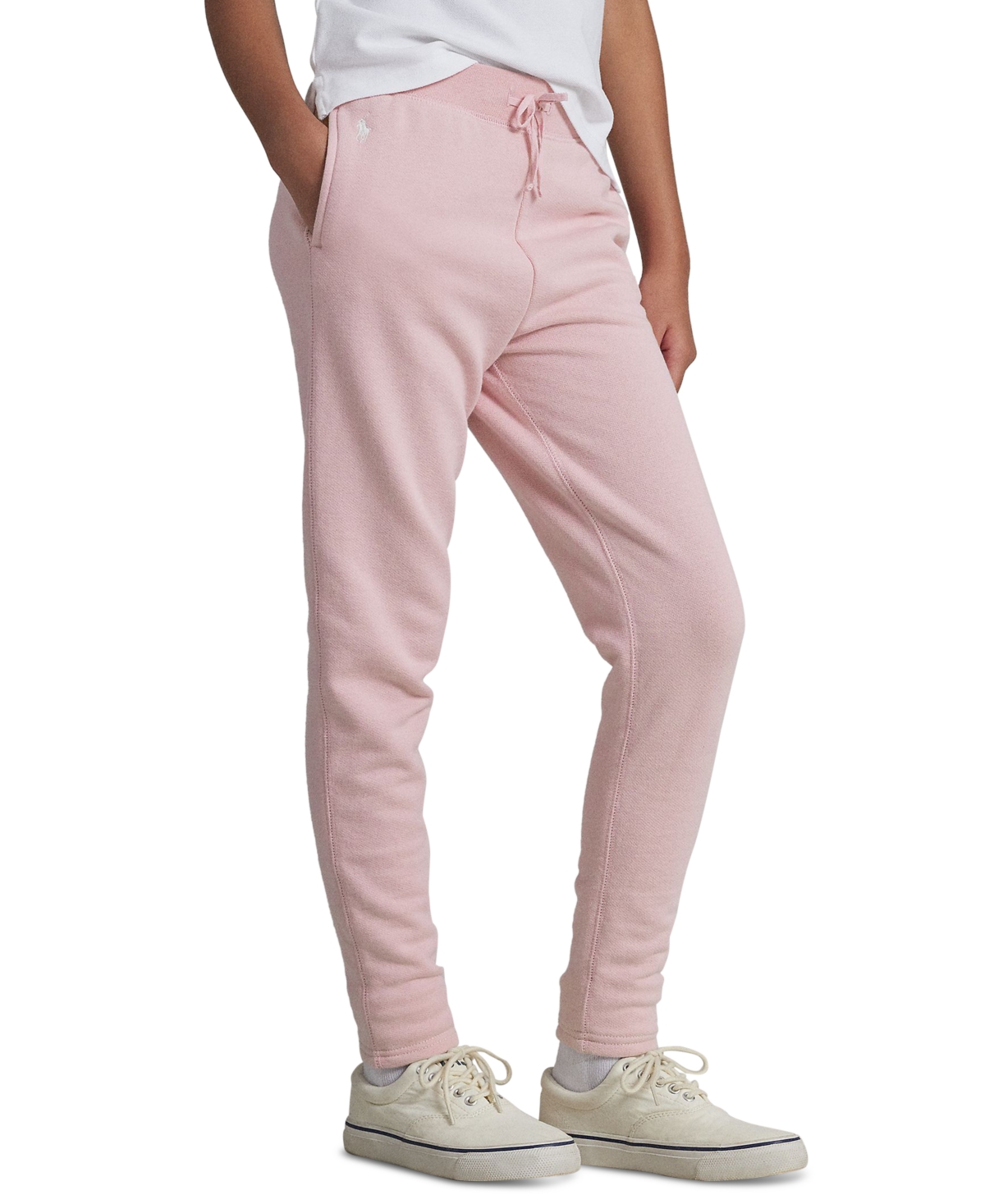 Polo Ralph Lauren Big Girls Washed French Terry Leggings - Hint of Pink