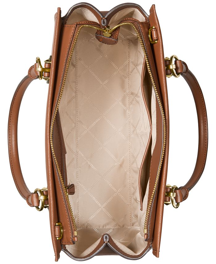 Michael Kors Leather Marilyn Large Satchel & Reviews - Handbags ...