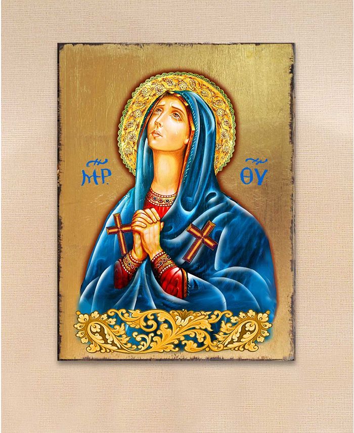 Designocracy Icon Maria Magdalena Wall Art on Wood 8" - Macy's