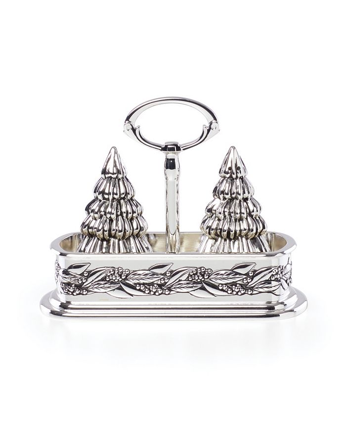 Reed & Barton Snow Berry Salt and Pepper Caddy - Macy's