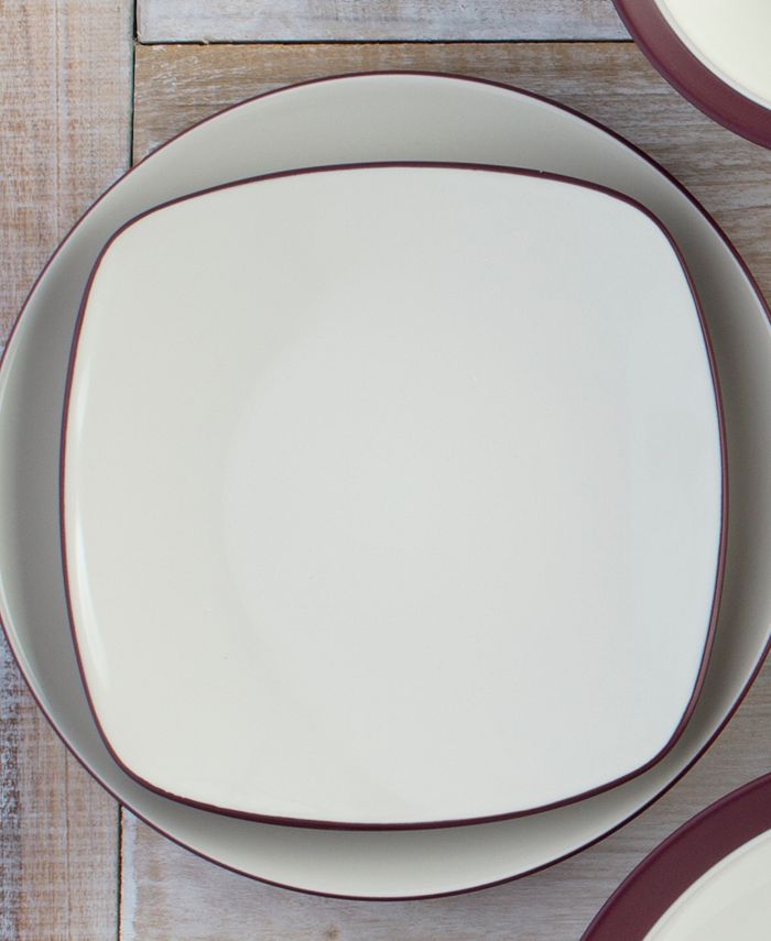 Noritake Colorwave Square Salad Plates, Set of 4 - Macy's