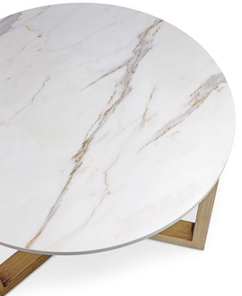 Agio Reid Outdoor Nesting Porcelain Top Coffee Tables (30" + 23 ...