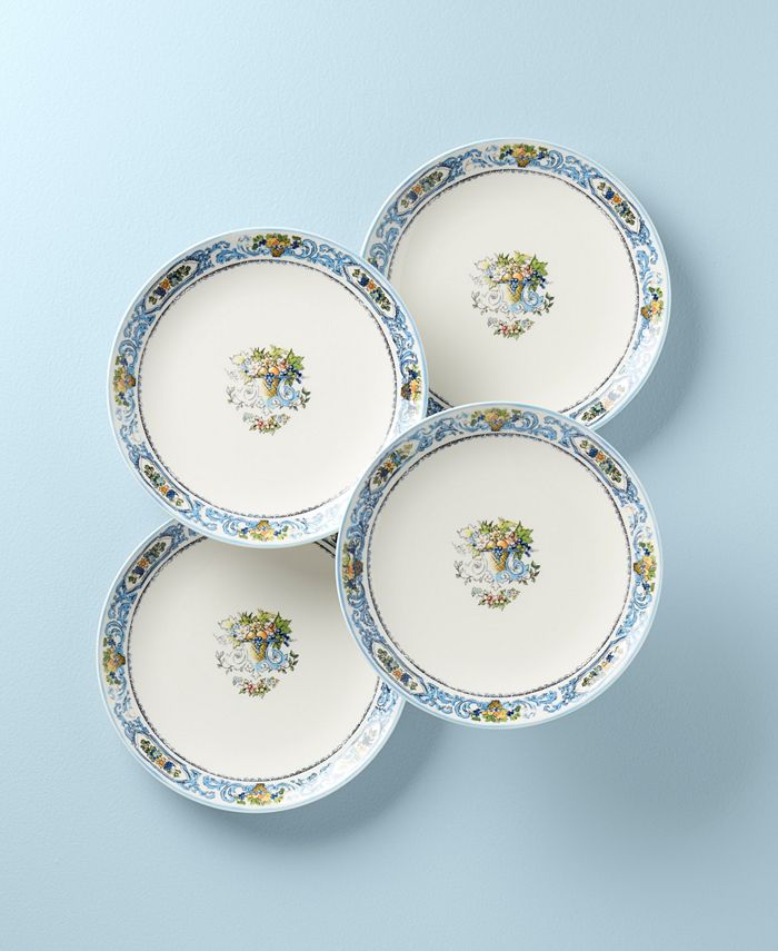 Lenox Autumn Studio Dinner Plate Set, 4 Piece - Macy's