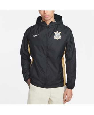 Men's Nike Black Corinthians AWF Raglan Full-Zip Jacket - Macy's