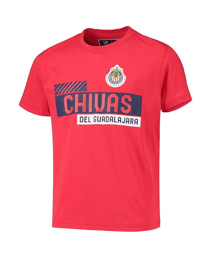 LevelWear Big Boys Red Chivas Logo T-shirt - Macy's