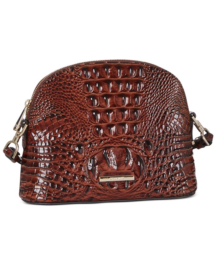 Brahmin Small Georgina Emerald Melbourne Leather Crossbody & Reviews ...