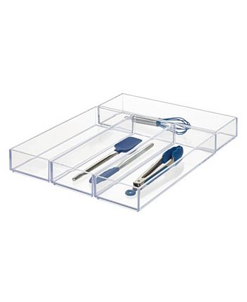 iDesign Clarity Drawer Organizer, Set of 4 - Macy's