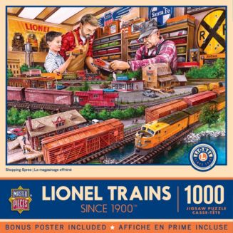 MasterPieces Lionel Trains - Shopping Spree 1000 Piece Jigsaw Puzzle ...
