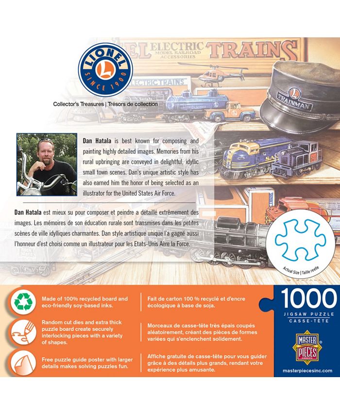 Masterpieces Lionel Trains - Collector's Treasures 1000 Piece Puzzle ...