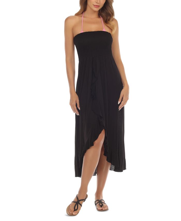 Raviya Strapless High-Low Dress Cover-Up & Reviews - Swimsuits & Cover ...