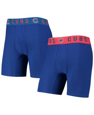 Men's Concepts Sport Royal, Red Chicago Cubs Two-Pack Flagship Boxer ...
