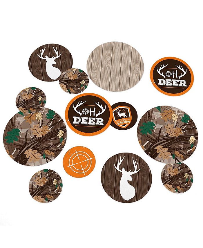 Big Dot of Happiness Gone Hunting - Deer Hunting Camo Party Decor ...