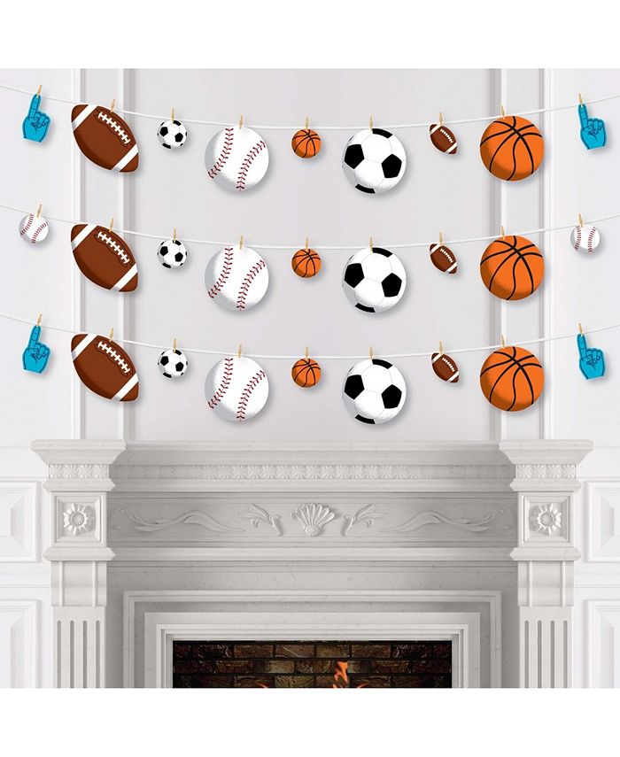 Big Dot of Happiness Go, Fight, Win - Sports - Party DIY Decor ...