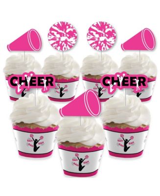We've Got Spirit - Cheerleading - Cupcake Wrappers & Treat Picks Kit ...