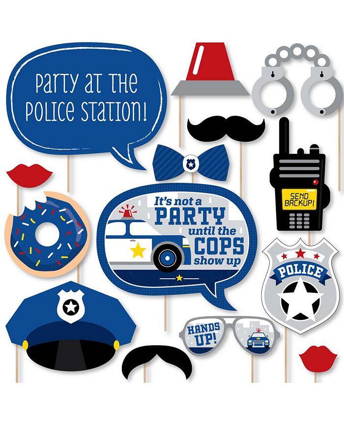 Big Dot of Happiness Calling All Units - Police - Birthday or Baby ...