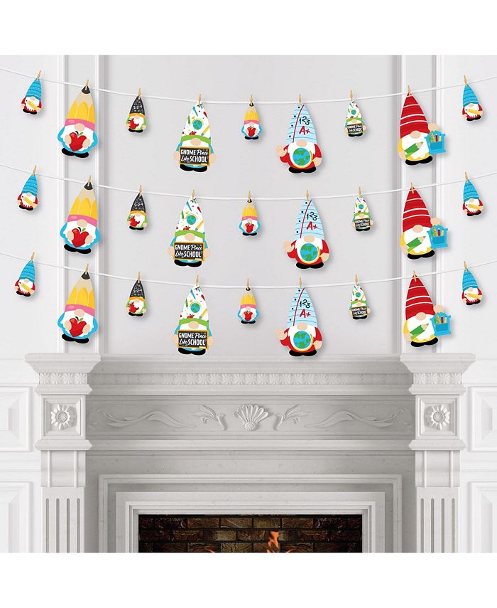 Big Dot of Happiness School Gnomes - Teacher & Classroom DIY Decor ...