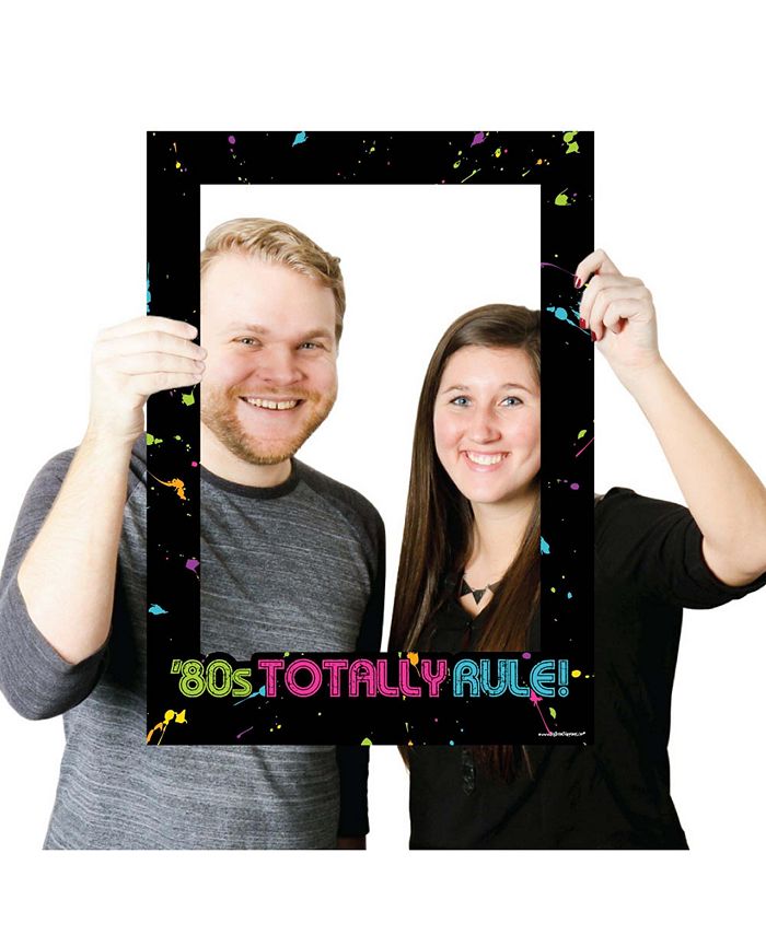 Big Dot of Happiness 80's Retro - Totally 1980s Party Selfie Photo ...