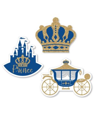 Royal Prince Charming - DIY Shaped Baby Shower or Birthday Party Cut ...