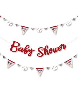 Big Dot of Happiness Batter Up - Baseball - Party Letter Banner ...