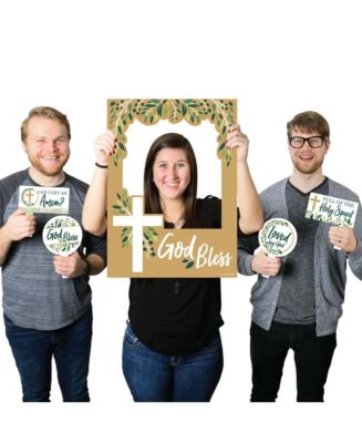 Elegant Cross - Religious Party Selfie Photo Booth Picture Frame ...