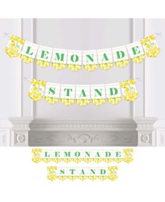 So Fresh - Lemon - Bunting Banner - Party Decorations - Lemonade Stand ...