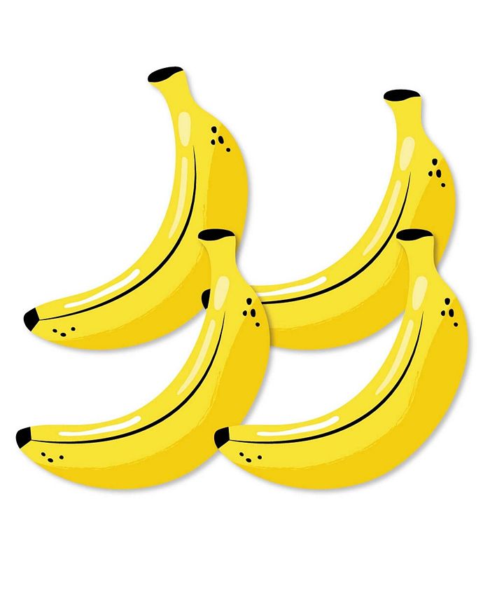 Big Dot of Happiness Let's Go Bananas - Decorations DIY Tropical Party ...
