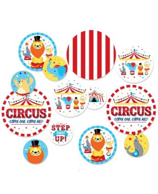Carnival - Step Right Up Circus - Party Decor - Large Confetti 27 Ct ...
