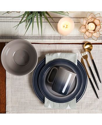 MASON CRAFT & MORE Festival Ombre Dinnerware, Set of 12 - Macy's
