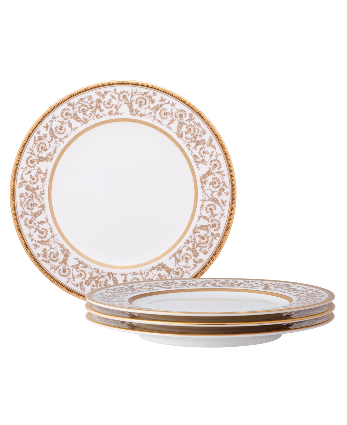 Click here for Noritake Summit Gold Set of 4 Salad Plates  Servic... prices