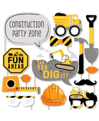 Dig It - Construction Zone - Baby Shower or Birthday Photo Booth Props ...