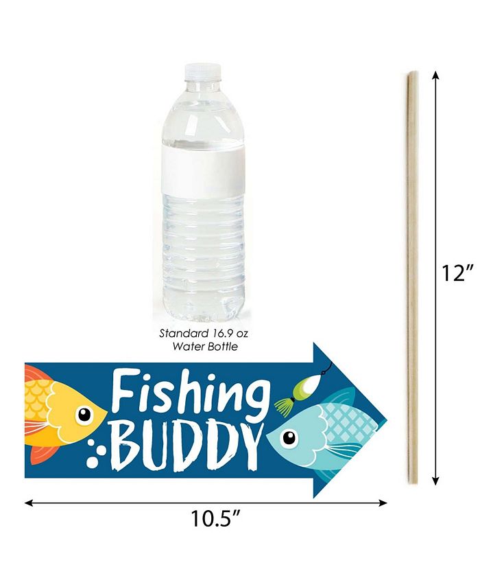 Big Dot of Happiness Funny Let's Go Fishing - Fish Themed Photo Booth ...