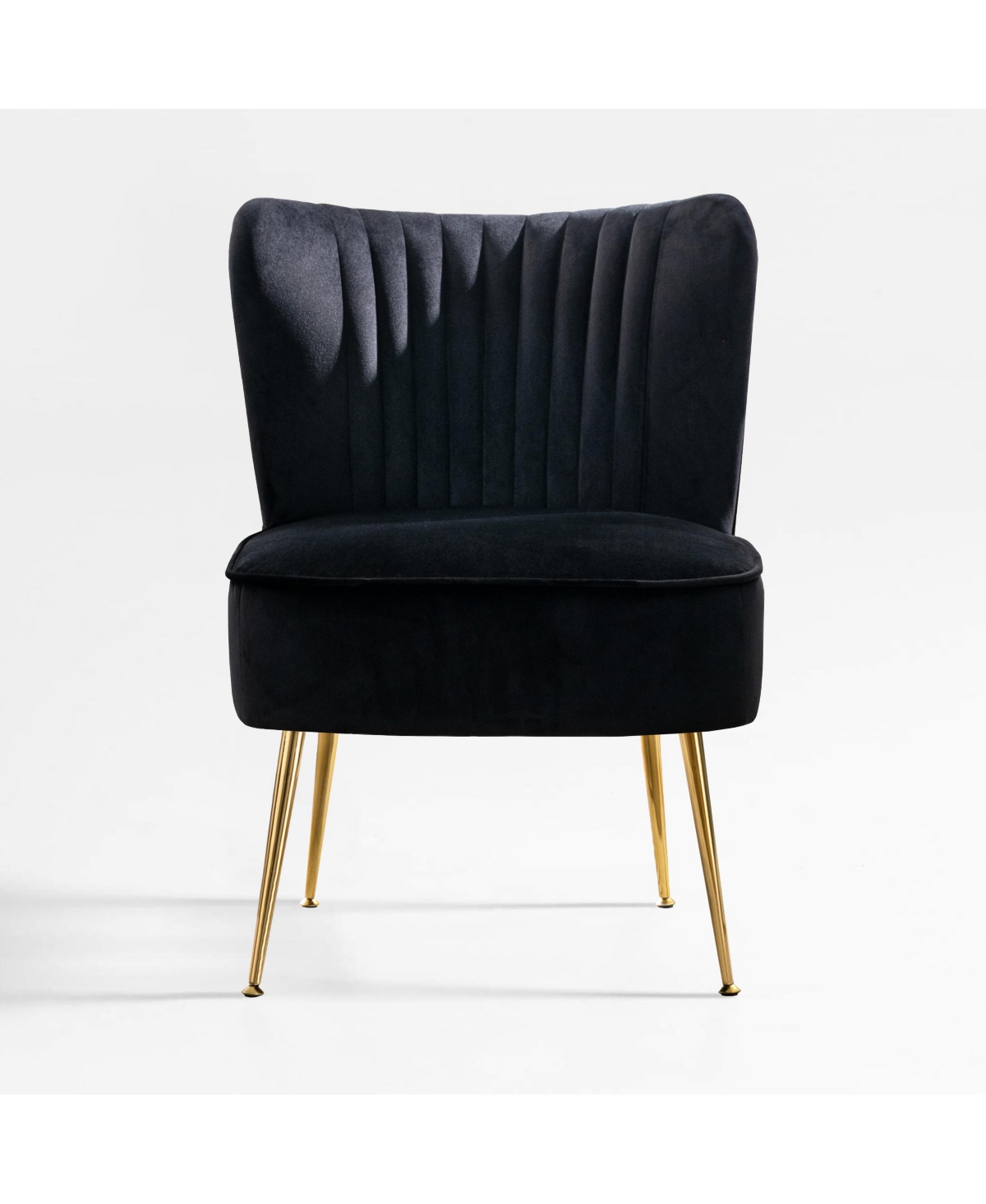Click here for 22 Wide Upholstered Tufted Velvet Accent Chair Wit... prices