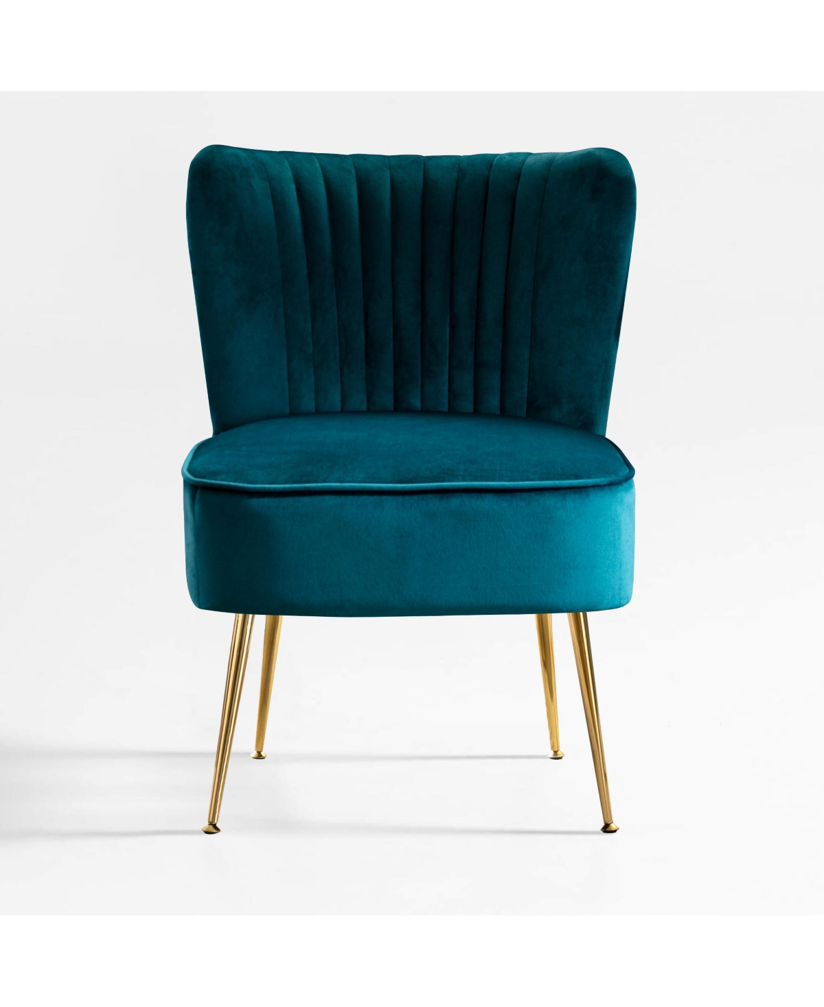 Click here for 22 Wide Upholstered Tufted Velvet Accent Chair Wit... prices